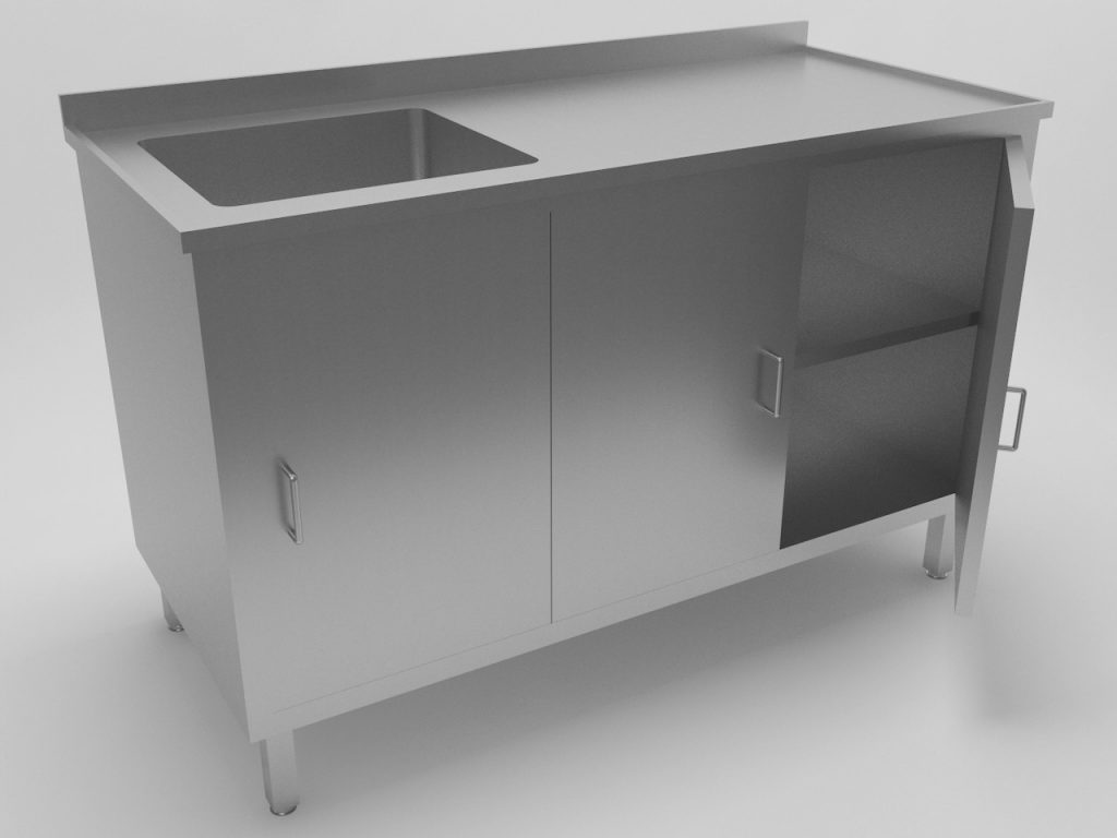 Counter with sink - Moon Steel Fabricators