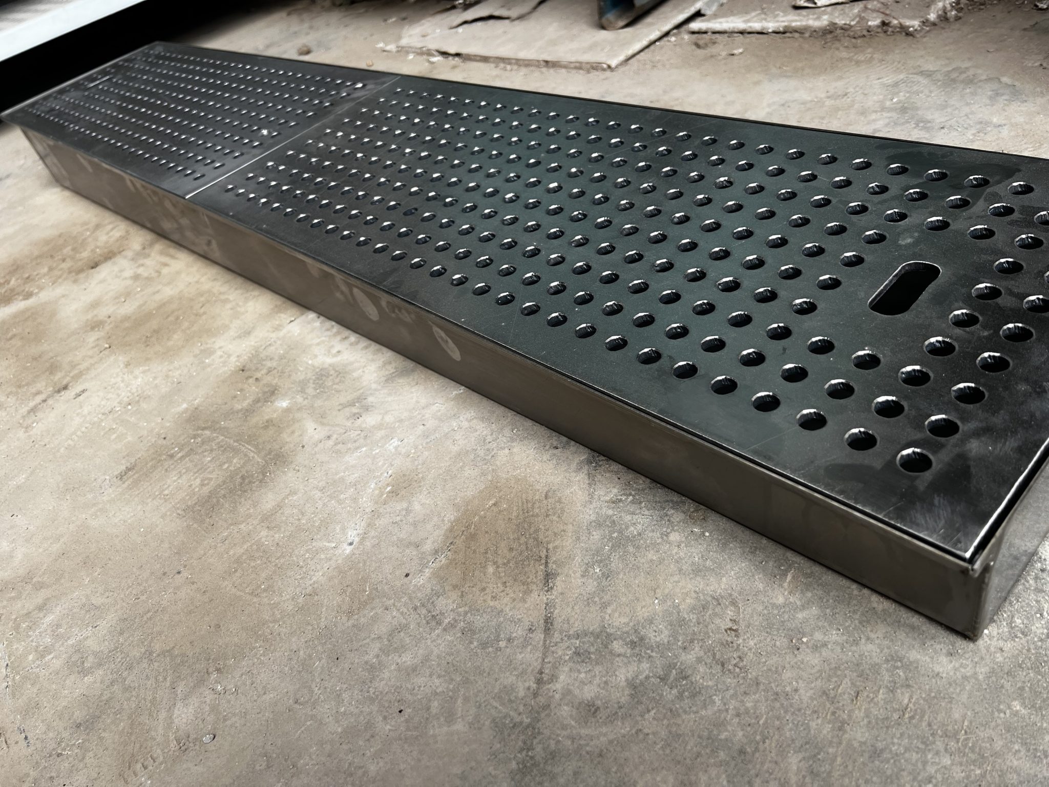 Floor Grating Drain channel - Moon Steel Fabricators